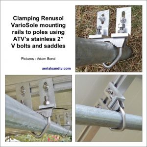 V Bolts (pair of) STAINLESS STEEL – A.T.V. Poles, Brackets, Clamps ...